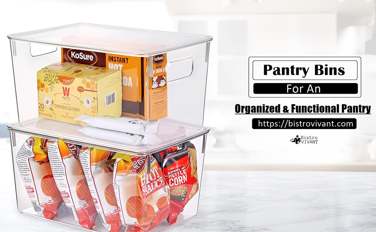 Pantry Bins for an Organized and Functional Pantry